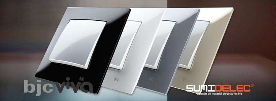 Mecanismos bjc - interruptores y enchufes bjc en sumidelec